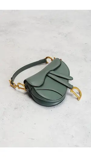 FWRD RENEW Dior Saddle Bag - Green