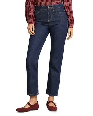 HOBBS LONDON Shea Mid Rise Straight Leg Jeans - Indigo