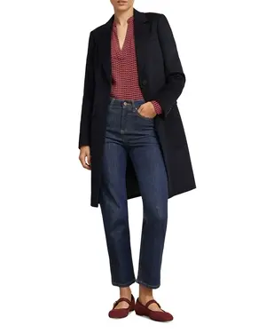 HOBBS LONDON Shea Mid Rise Straight Leg Jeans