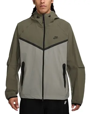 Nike Colorblocked Tech Jacket - Light Army/olive/black