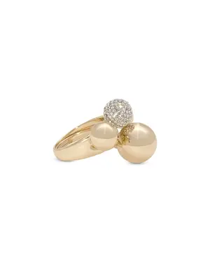 Ramy Brook Tiffani Bead & Pave Fireball Ring
