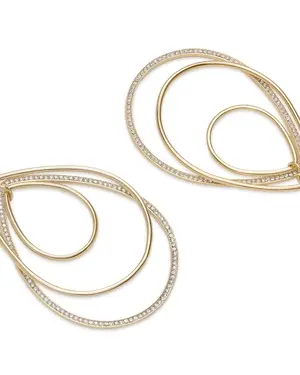 Ramy Brook Rena Pave Pear Shape Drop Earrings