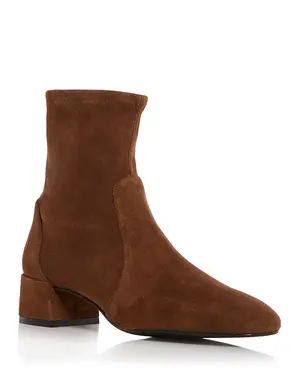 Stuart Weitzman Block Heel Booties