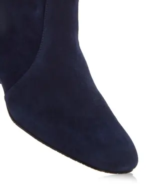 STUART WEITZMAN Maeve Block Heel Booties - Nice Blue