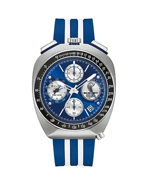 Bulova Limited Edition 150th Anniversary Performance Shelby Chronograph, 43mm - Blue/blue