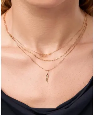 ANA LUISA Italian Horn Charm Necklace