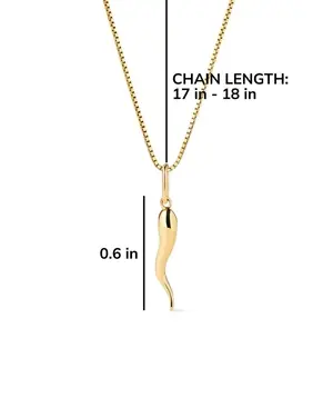 ANA LUISA Italian Horn Charm Necklace
