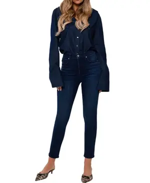 RUDES DENIM High-rise Slim Skinny Jeans