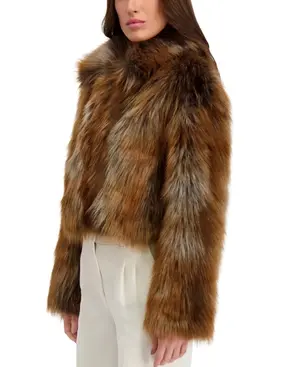 LYLA GRANT Faux Fur Jacket
