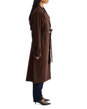 LAMARQUE Belted Trench Coat