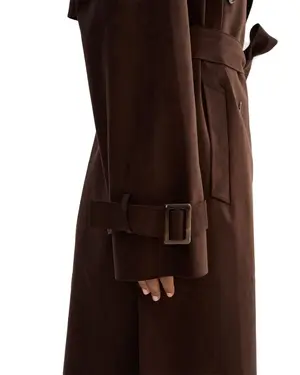 LAMARQUE Belted Trench Coat
