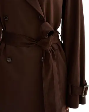 LAMARQUE Belted Trench Coat