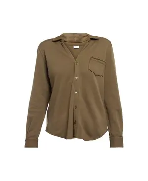 WILT CLOTHING Button-front Shirt - Dark Olive