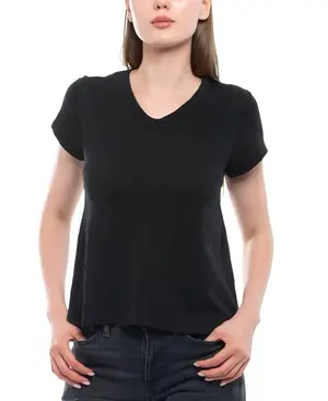 Wilt V-neck Tee - Black