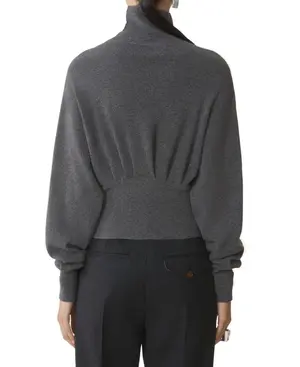 LANVIN Wool And Cashmere Knit Pullover - Dove