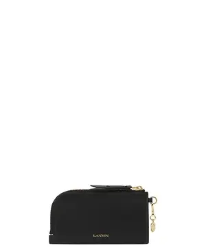 LANVIN Catch Leather Cardholder - Black