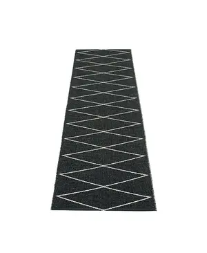 PAPPELINA Max Rug, 27 X 96 - Black