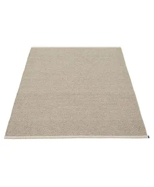 PAPPELINA Mono Rug, 90 X 126 Dark Linen
