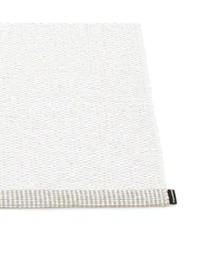 PAPPELINA Mono Rug, 27 X 117 - White
