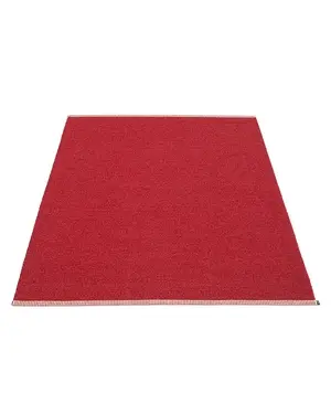 PAPPELINA Mono Rug, 54 X 78 Dark Red