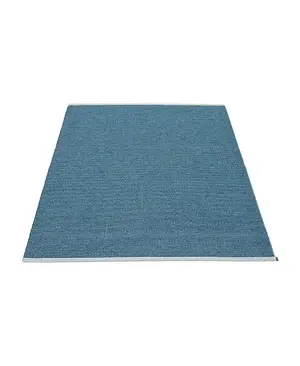 PAPPELINA Mono Rug, 54 X 78 Ocean Blue