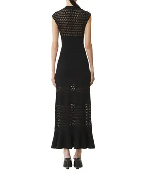 LANVIN Lace Detail Viscose Dress