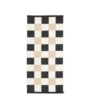 PAPPELINA Pix Rug, 27 X 63 - Black