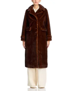 Herno Long Faux Fur Coat