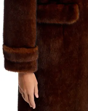 Herno Long Faux Fur Coat
