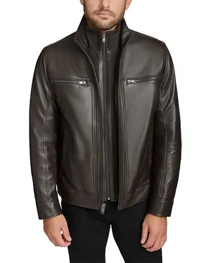 Men's Dark Brown Leather Jackets