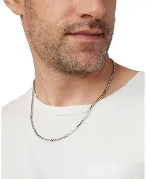 ORADINA Sterling Edge Box Chain