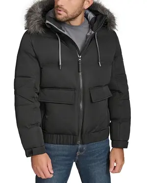 Andrew Marc Hooded Jackets For Men