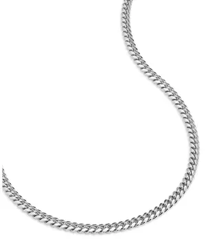 ORADINA Sterling Cuban Chain