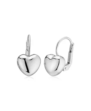 ORADINA Sterling Lover Drop Earrings - Silver