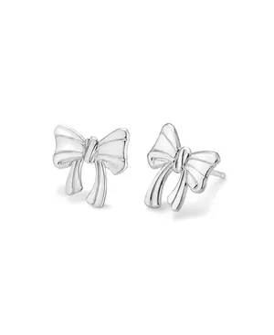 ORADINA Sterling Bow Stud Earrings