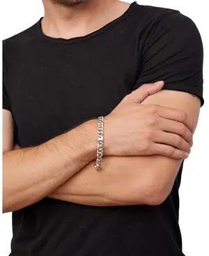 ORADINA Sterling Power Link Bracelet