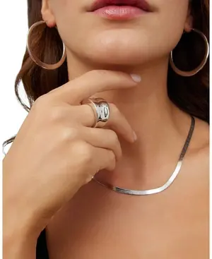 ORADINA Sterling Statement Ring