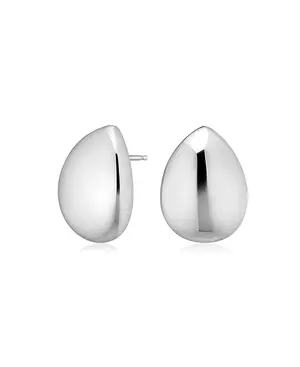 ORADINA Sterling Reflection Stud Earrings - Silver
