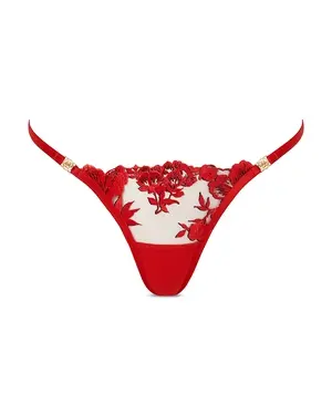 Bluebella Lavanya Thong - Red/black/sheer
