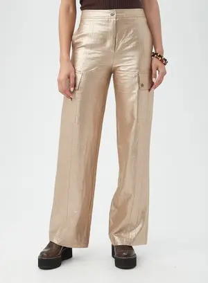 Trina Turk Fatima Metallic Pant