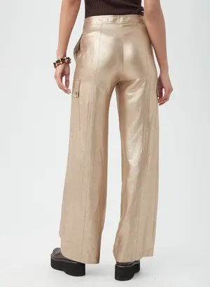 Trina Turk Fatima Metallic Pant