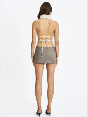 MISS CIRCLE Low-waisted Micro Skort