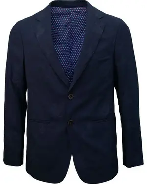 LORDS OF HARLECH Jaques Wool Blazer - Navy