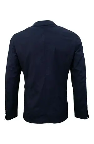 LORDS OF HARLECH Jaques Wool Blazer - Navy
