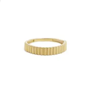 THE LOVERY FINE JEWELRY Ribbed 14k Ring - Yellow Gold