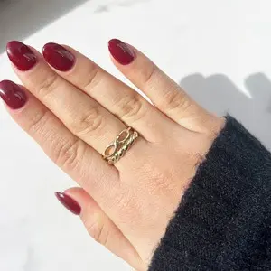 THE LOVERY FINE JEWELRY Gold Infinity Ring