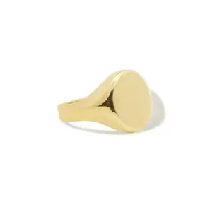 THE LOVERY FINE JEWELRY 14k Oval Signet Ring - Yellow Gold