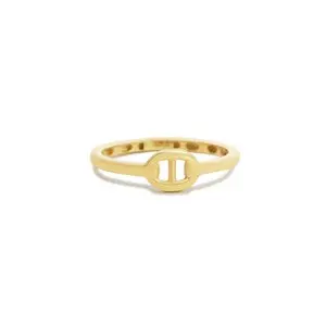 THE LOVERY FINE JEWELRY Gold Mariner Link Ring - Yellow Gold