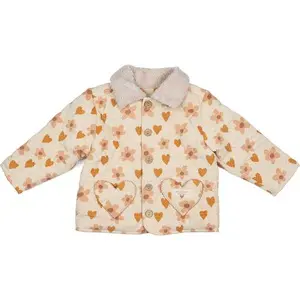 WILD WAWA Quilted Corduroy Jacket - Desert Rose Hearts