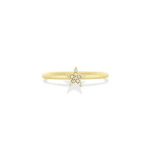 THE LOVERY FINE JEWELRY Diamond Star Ring - Yellow Gold